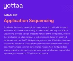 Application Sequencing - Yottaa